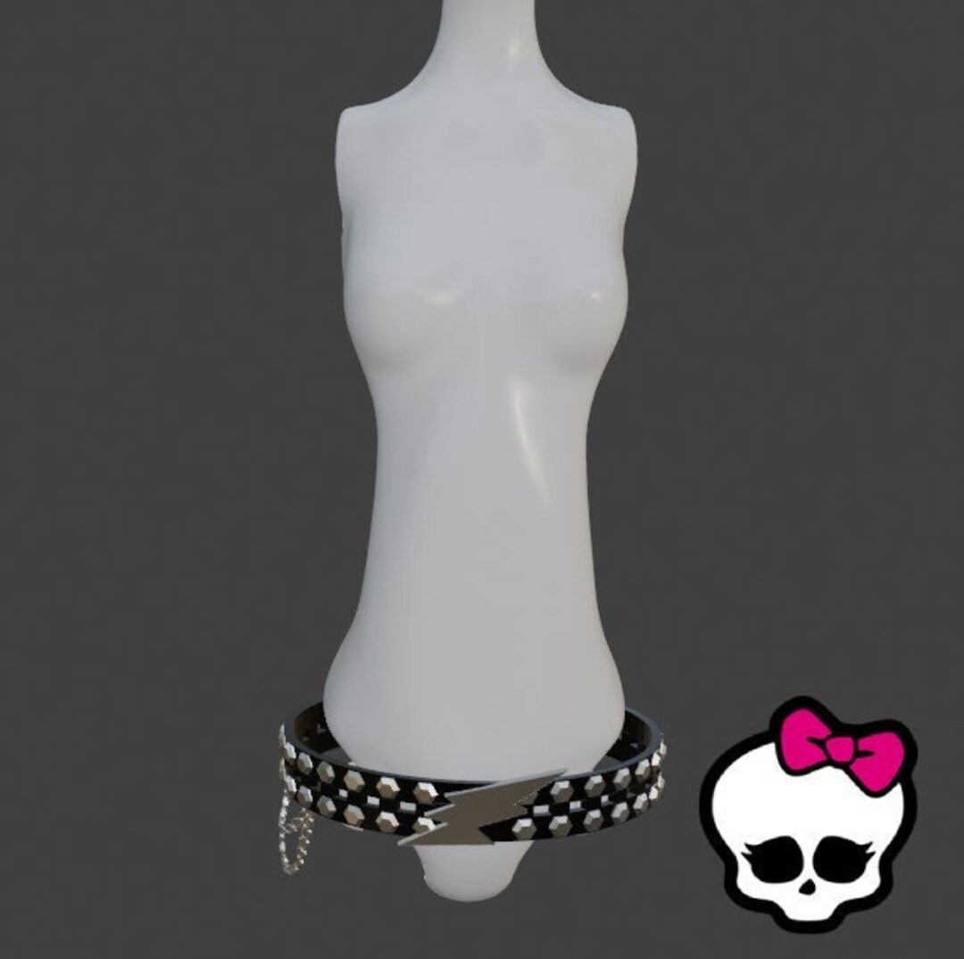 Monster High SIGNATURE FRANKIE STEIN Belt Stl File - Etsy