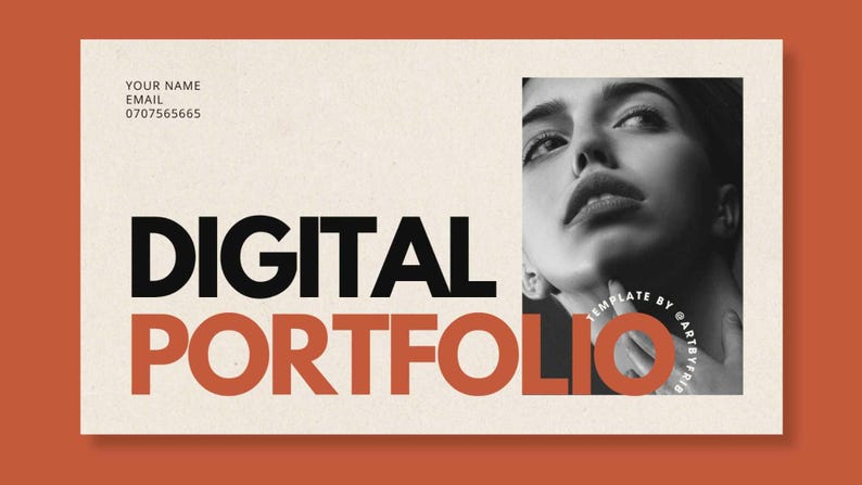 Digital Portfolio | Classy Proposal Template for Canva. Designed for ...