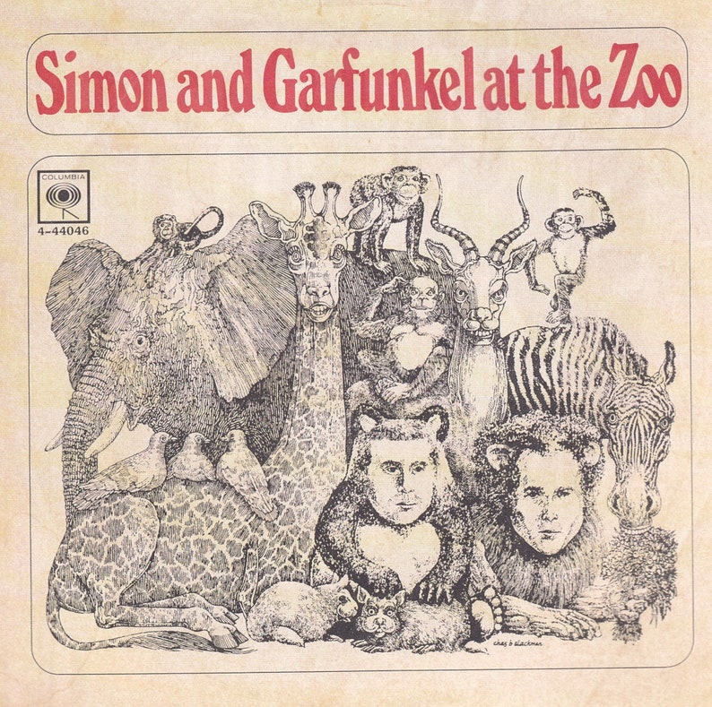 Original Vintage Mini Poster / Book Clipping - Simon and Garfunkel - at ...