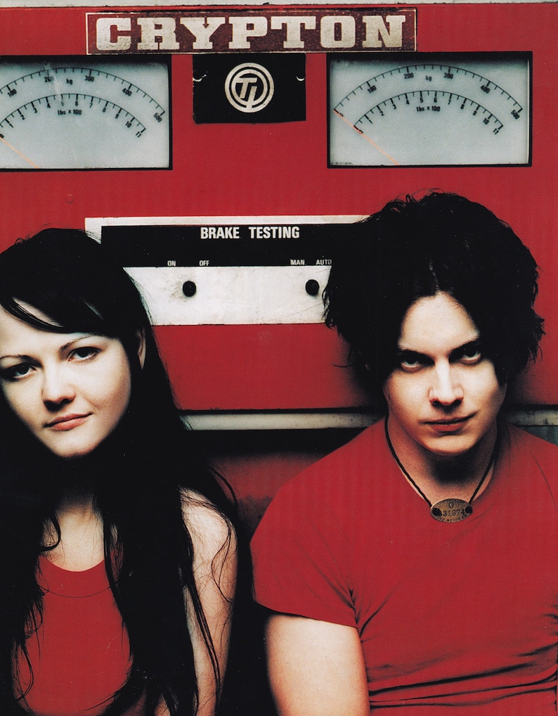 Original Vintage Mini Poster / Book Clipping - the White Stripes ...