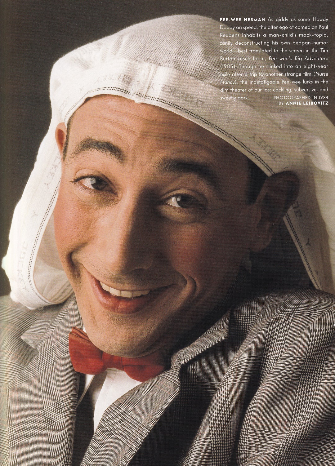 Original Vintage Mini Poster / Book Clipping - Pee-wee Herman (1984 ...