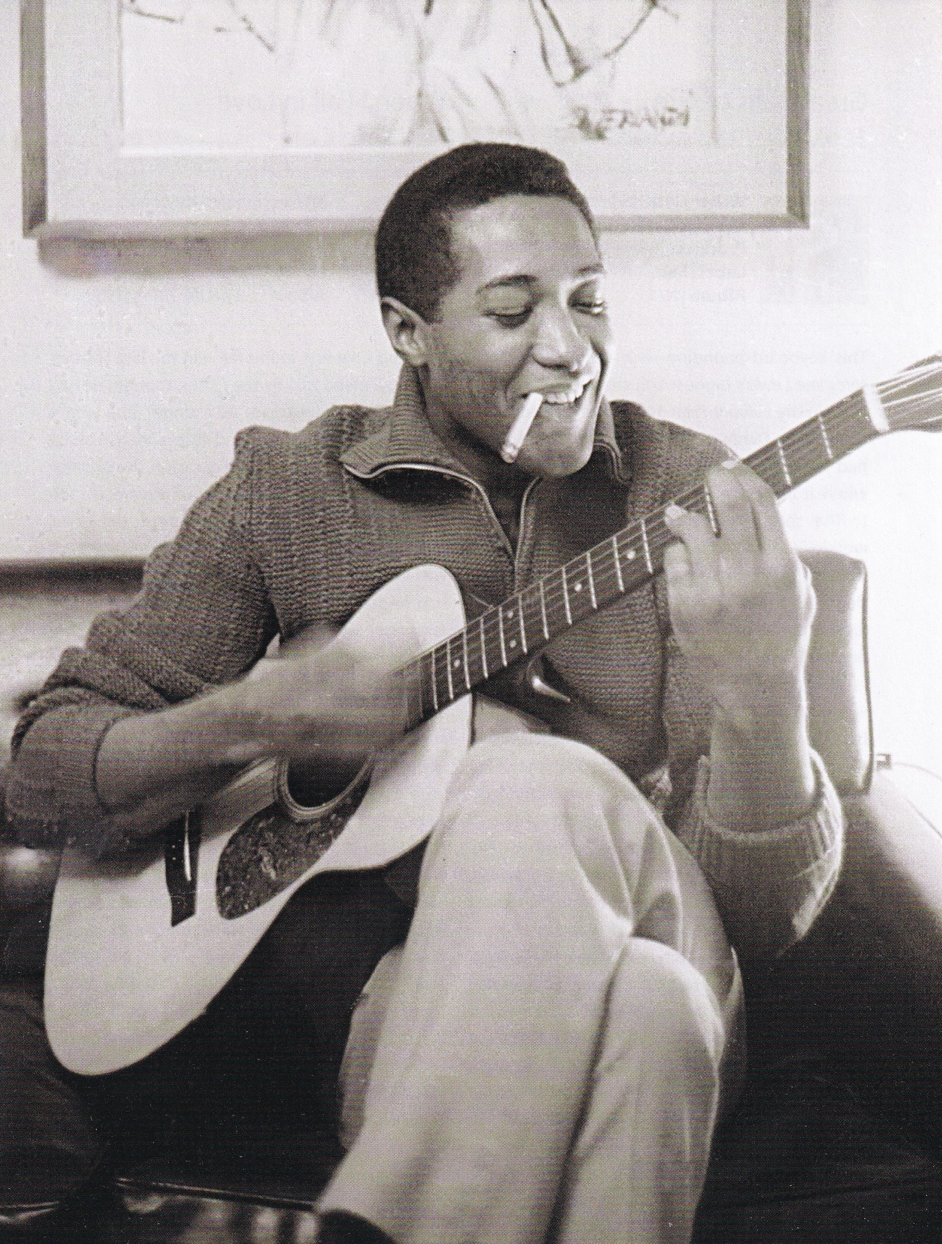 Original Vintage Mini Poster / Book Clipping & Card Frame - Sam Cooke ...