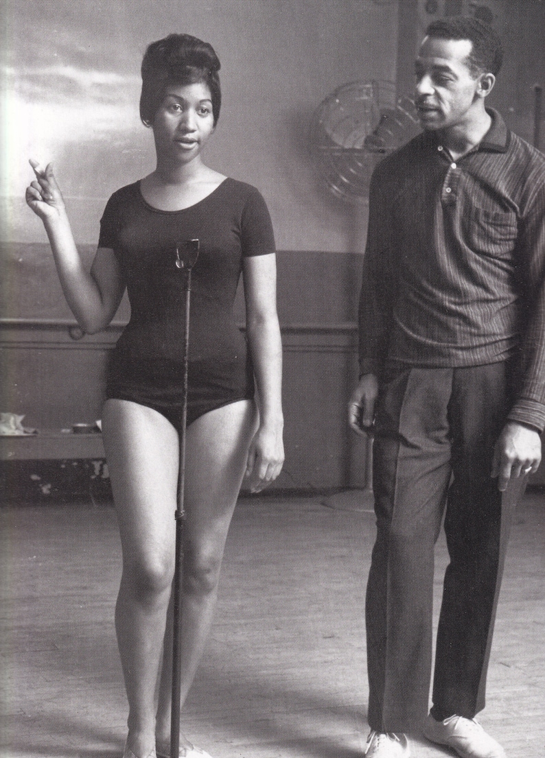 Original Vintage Mini Poster / Book Clipping - Aretha Franklin & Cholly ...