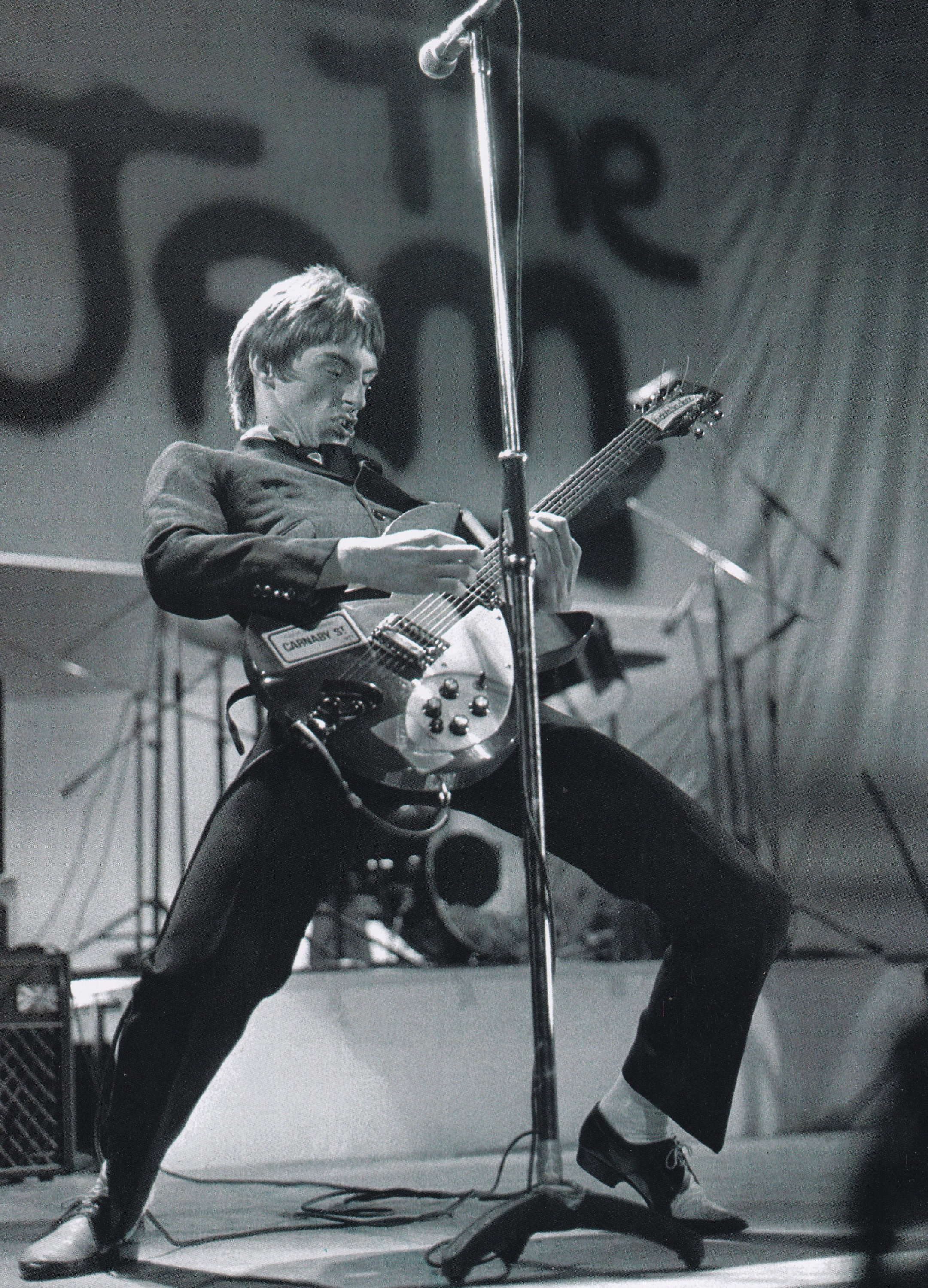 Original Vintage Mini Poster / Book Clipping Paul Weller the Jam, Late ...