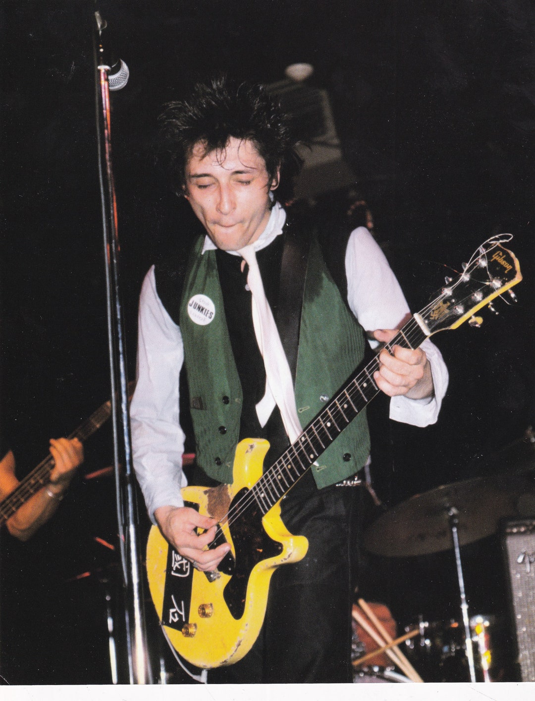 Johnny Thunders, New York, 1978 Original Vintage Mini Poster / Book ...