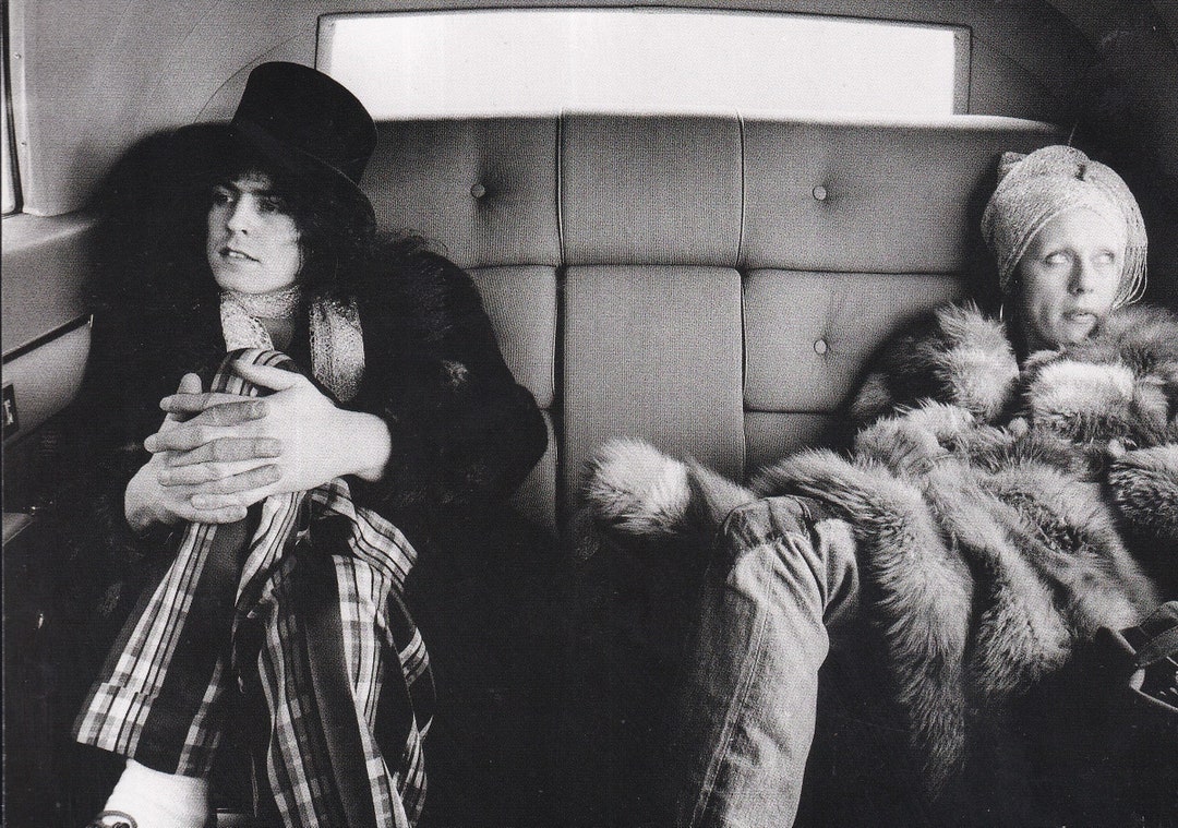 Original Vintage Mini Poster / Book Clipping - Marc & June Bolan ...