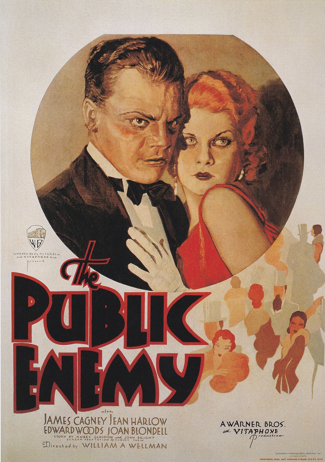 Original Vintage Mini Poster / Book Clipping - the Public Enemy (james ...