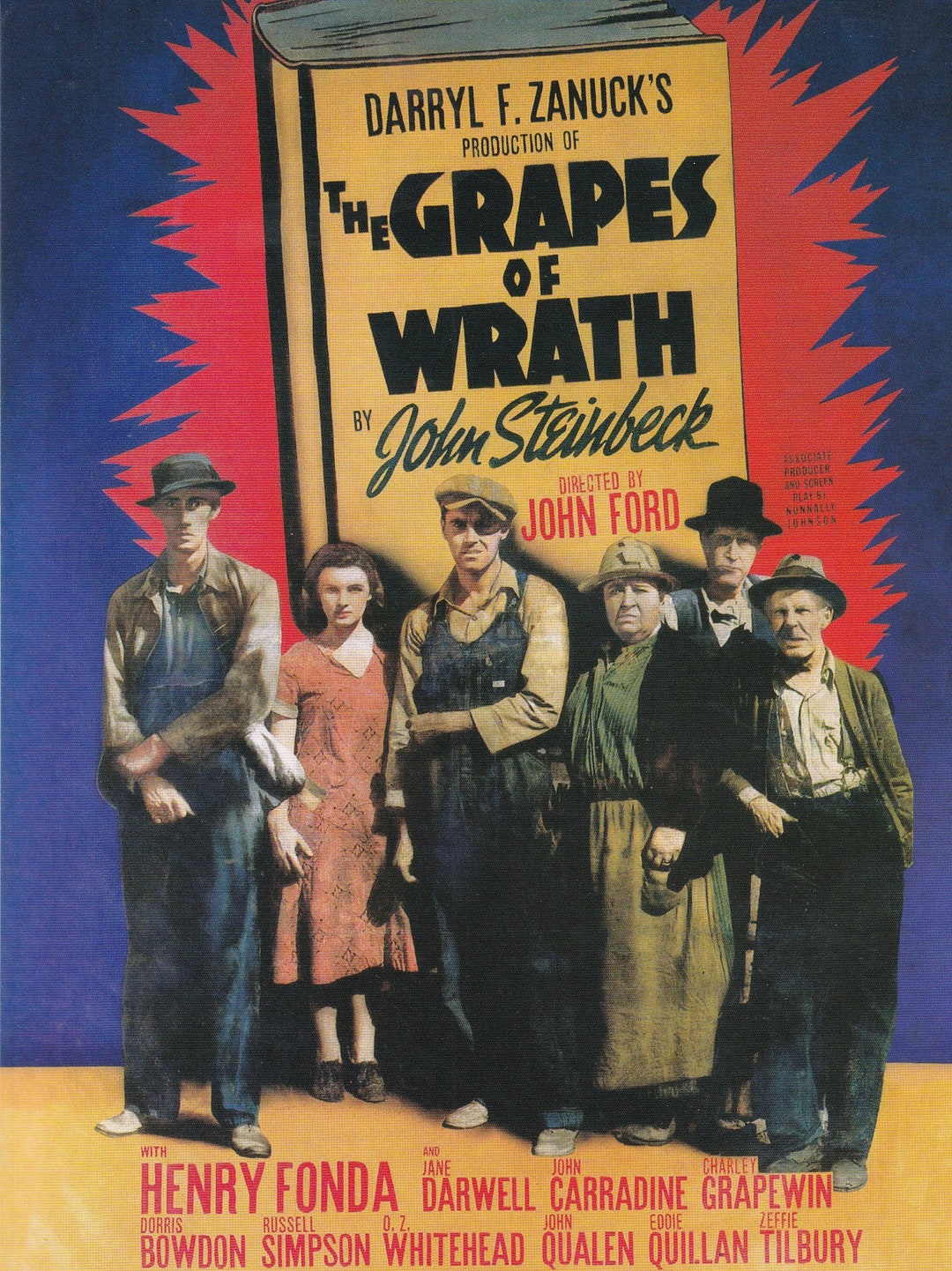 Original Vintage Mini Poster / Book Clipping & Card Frame - the Grapes ...