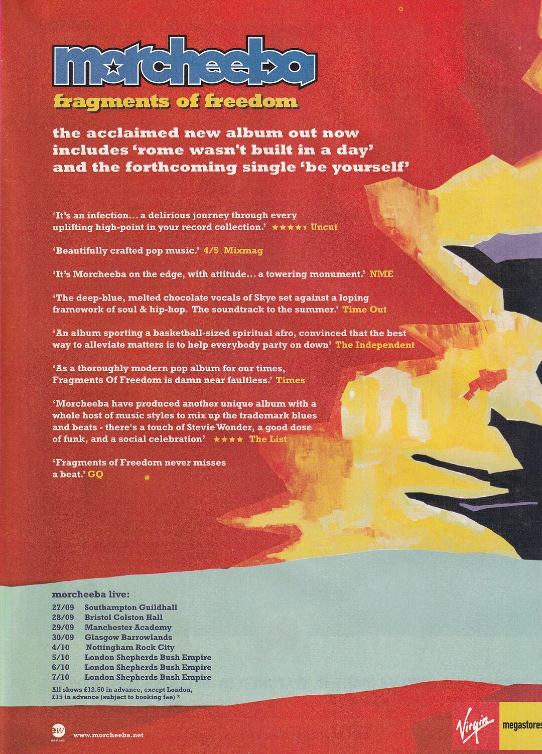 Original Vintage Mini Poster / Magazine Clipping Morcheeba - Etsy