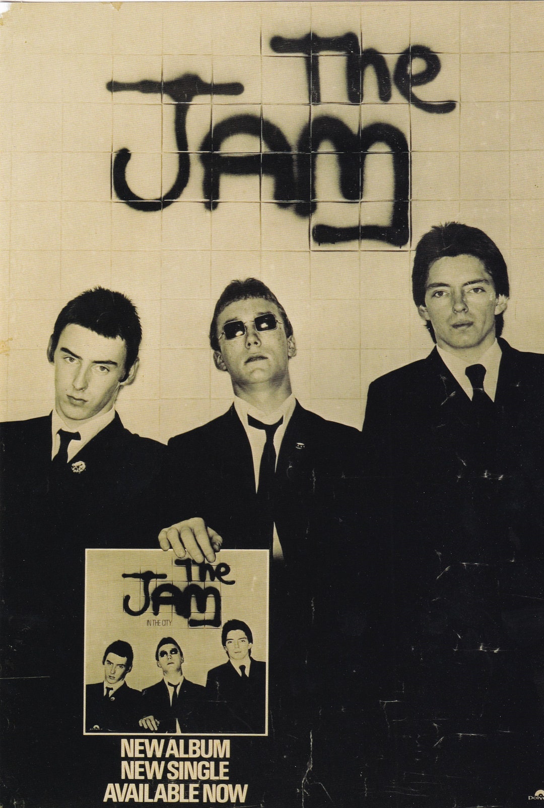 Original Vintage Mini Poster / Book Clipping - the Jam - in the City - Etsy