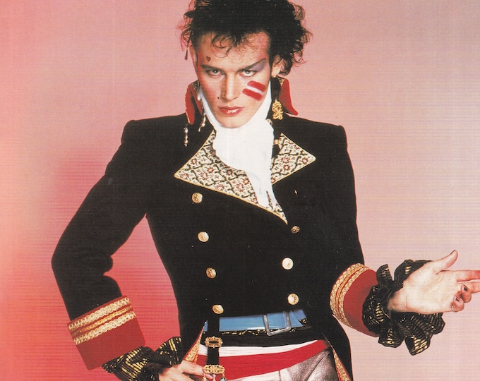 Original Vintage Mini Poster / Book Clipping Adam Ant prince Charming ...