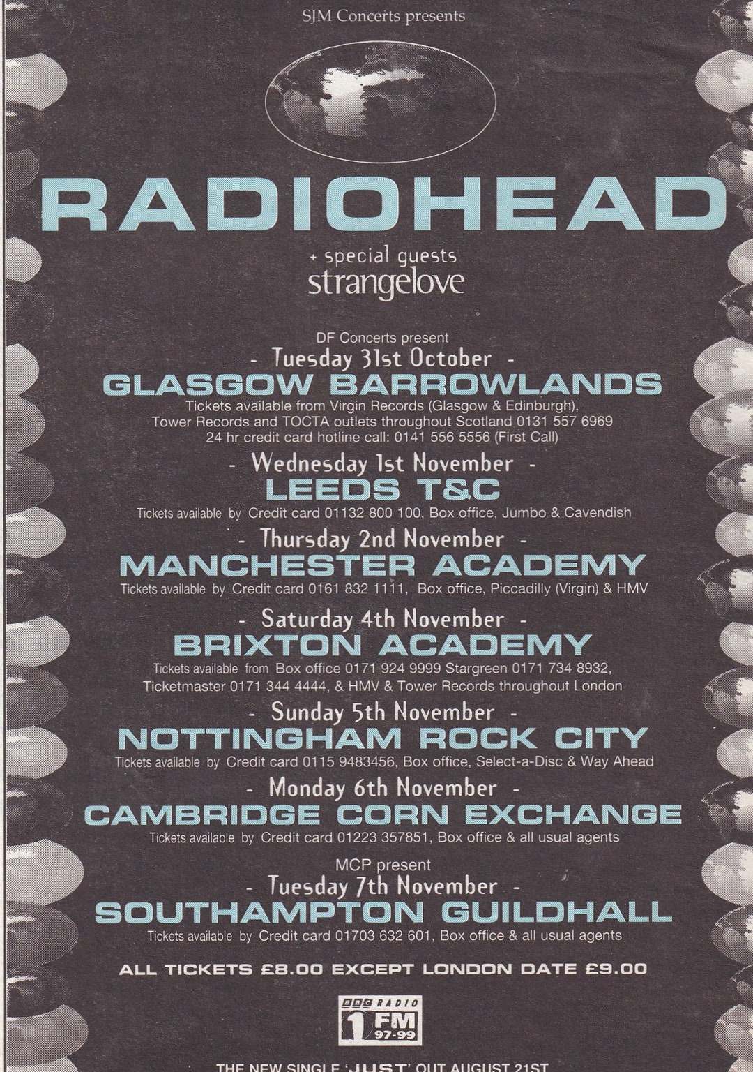 Original Vintage Mini Poster / Newspaper Clipping Radiohead - Etsy