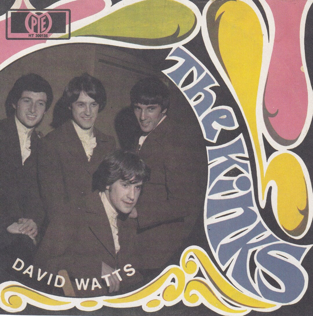 Original Vintage Mini Poster / Book Clipping - the Kinks - David Watts ...
