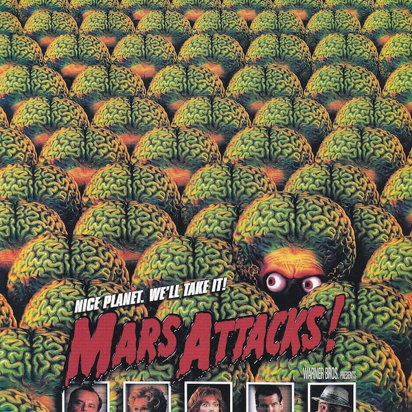 Mars Attacks Poster - Etsy