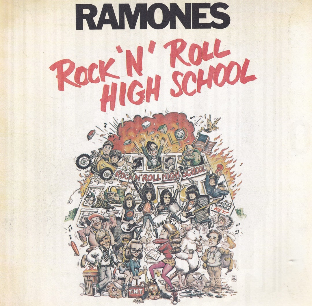 Original Vintage Mini Poster / Book Clipping Ramones Rock 'N' Roll High ...
