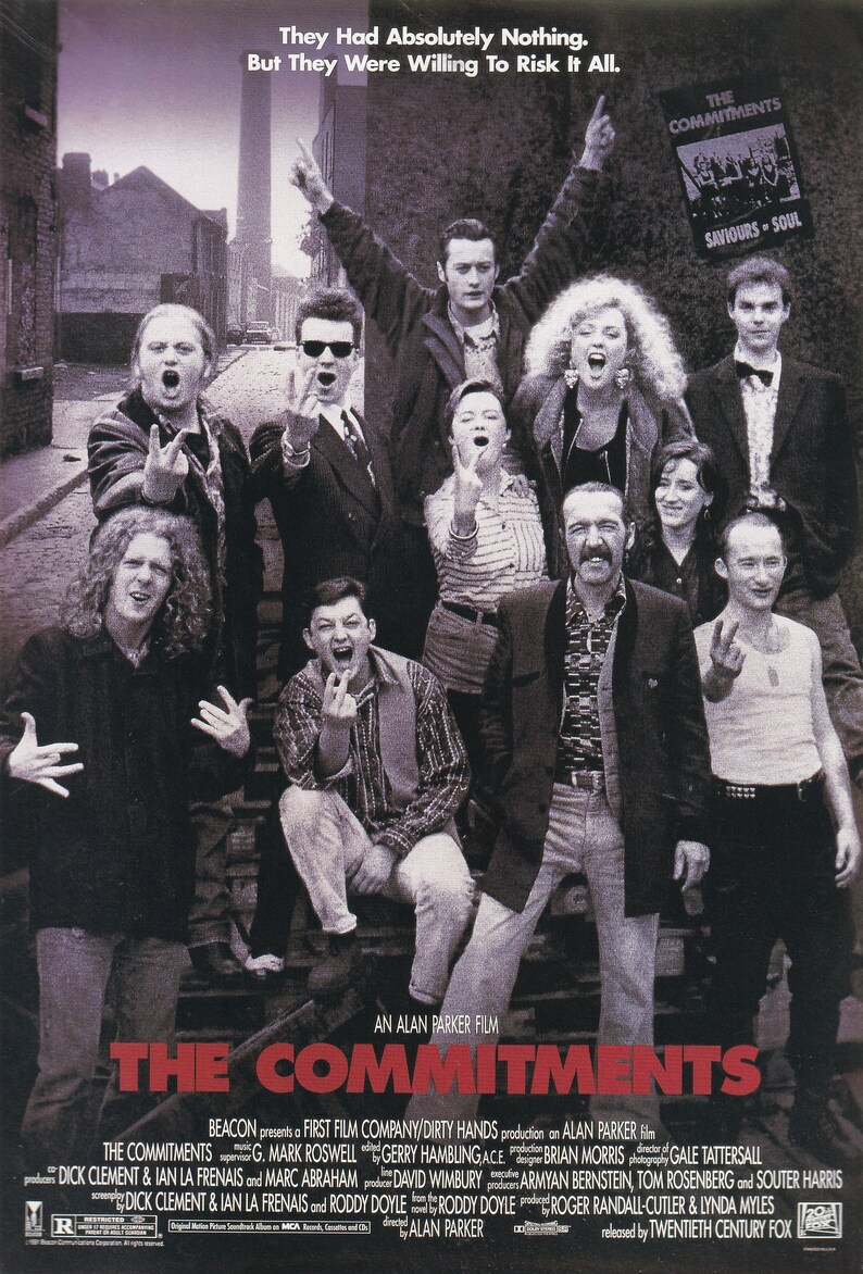 Original Vintage Mini Poster / Book Clipping the Commitments - Etsy