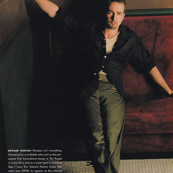 Edward Norton - Etsy