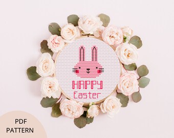 Happy Easter Cross Stitch Pattern - Etsy
