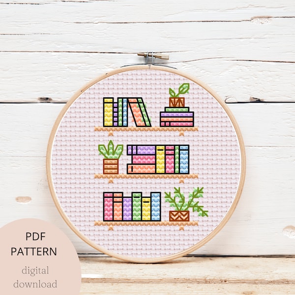 Shelf Cross Stitch - Etsy UK