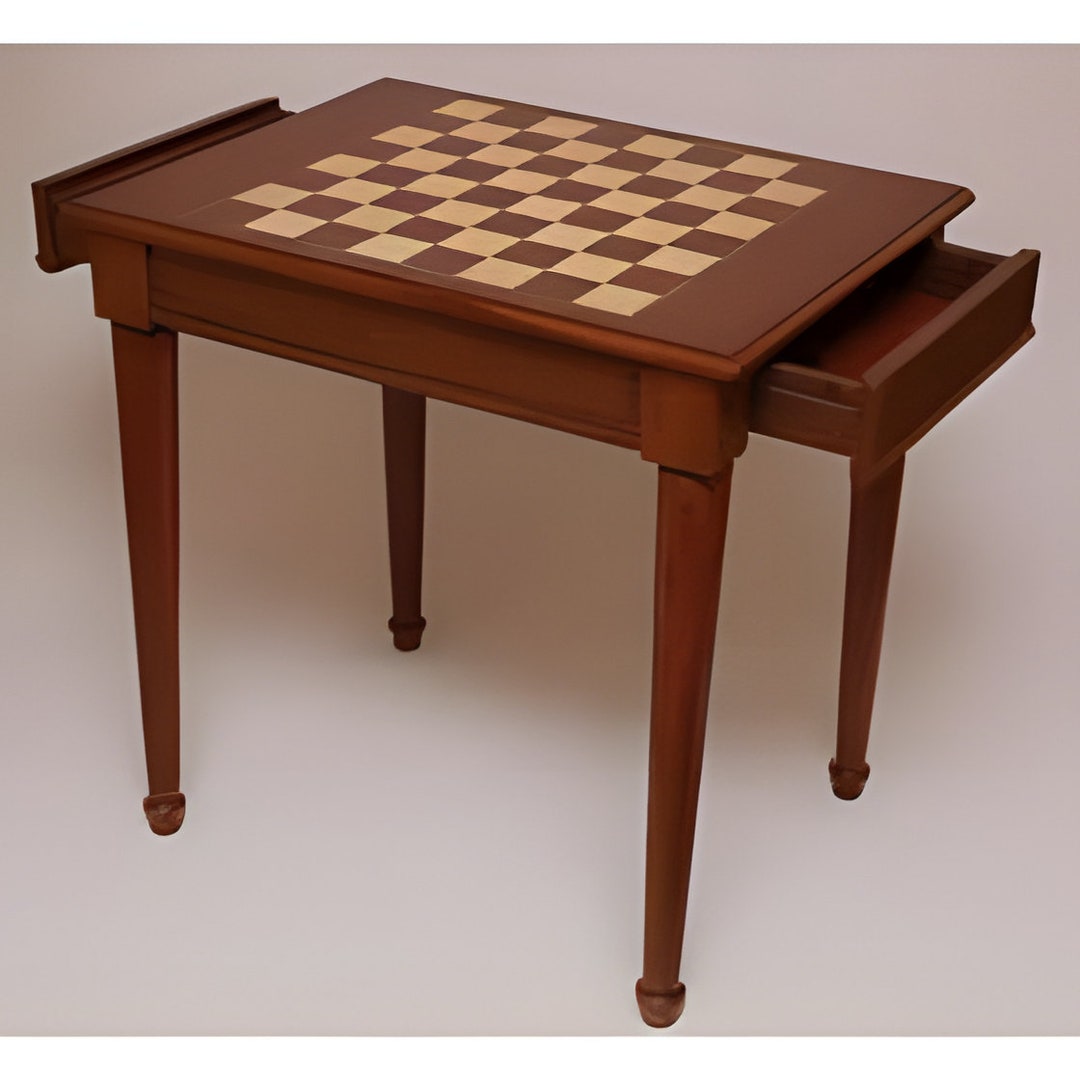 Wooden Chess Table 54cm X 70cm X 72cm - Etsy