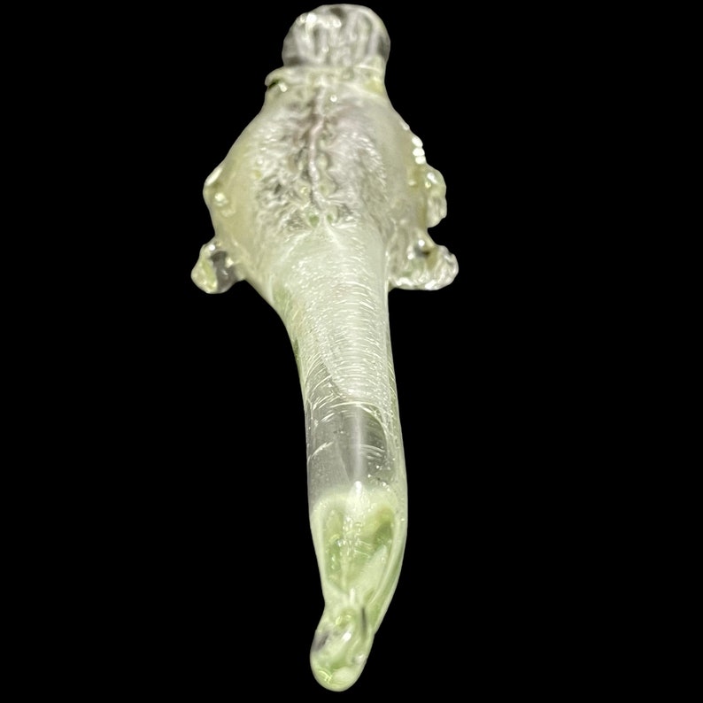 Vintage 1980s Art Glass Alligator/crocodile 12 Figurine Clear Glass ...