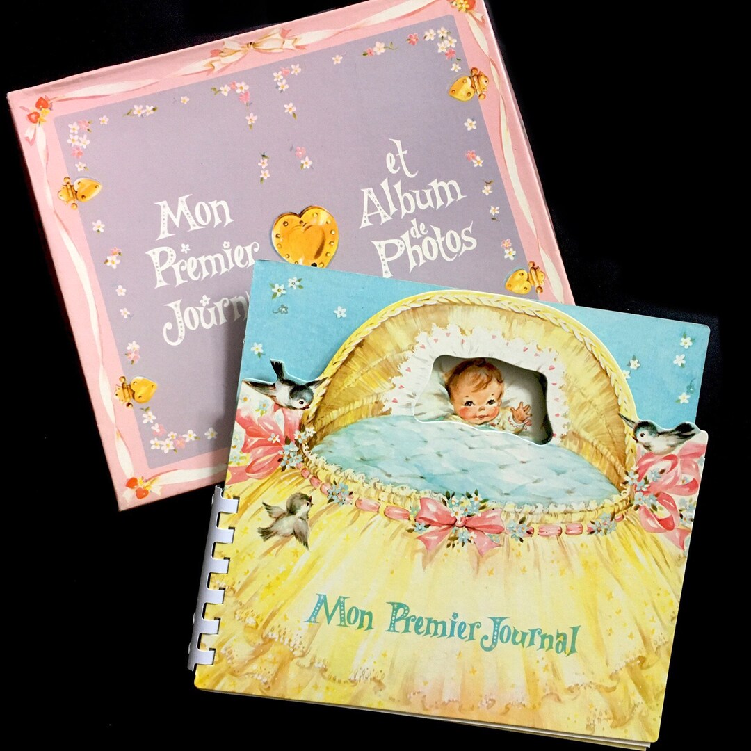 Vintage 1960 Mon Premier Journal Capitol Publishing Company Album Bébé ...