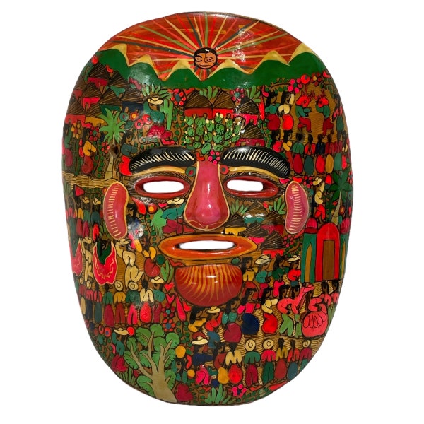 Mexican Tin Mask - Etsy