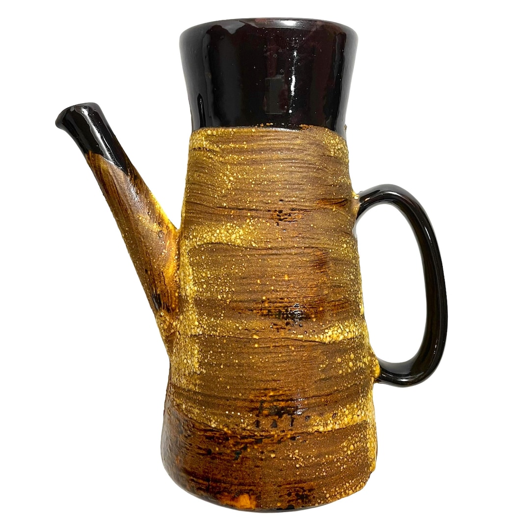 Vintage 1960s Laurentian Pottery - Pattern Artisan - Teapot/coffee Pot ...