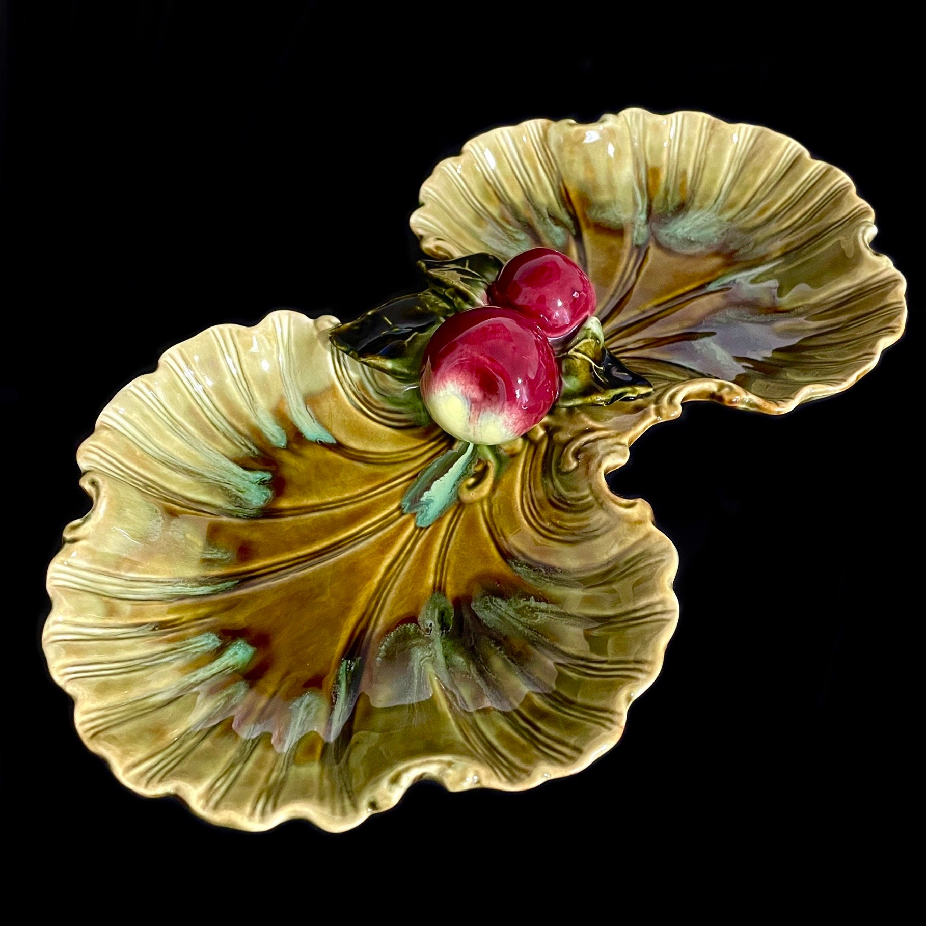 Vintage 1960s California Pottery Model AP 512 Green/turquoise Drip ...