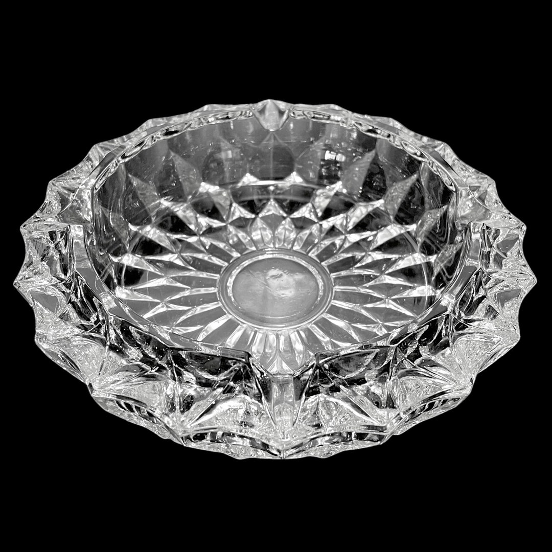 Vintage 1960s West Germany Rossini Cut Clear Crystal 7 Heavy Cigar ...