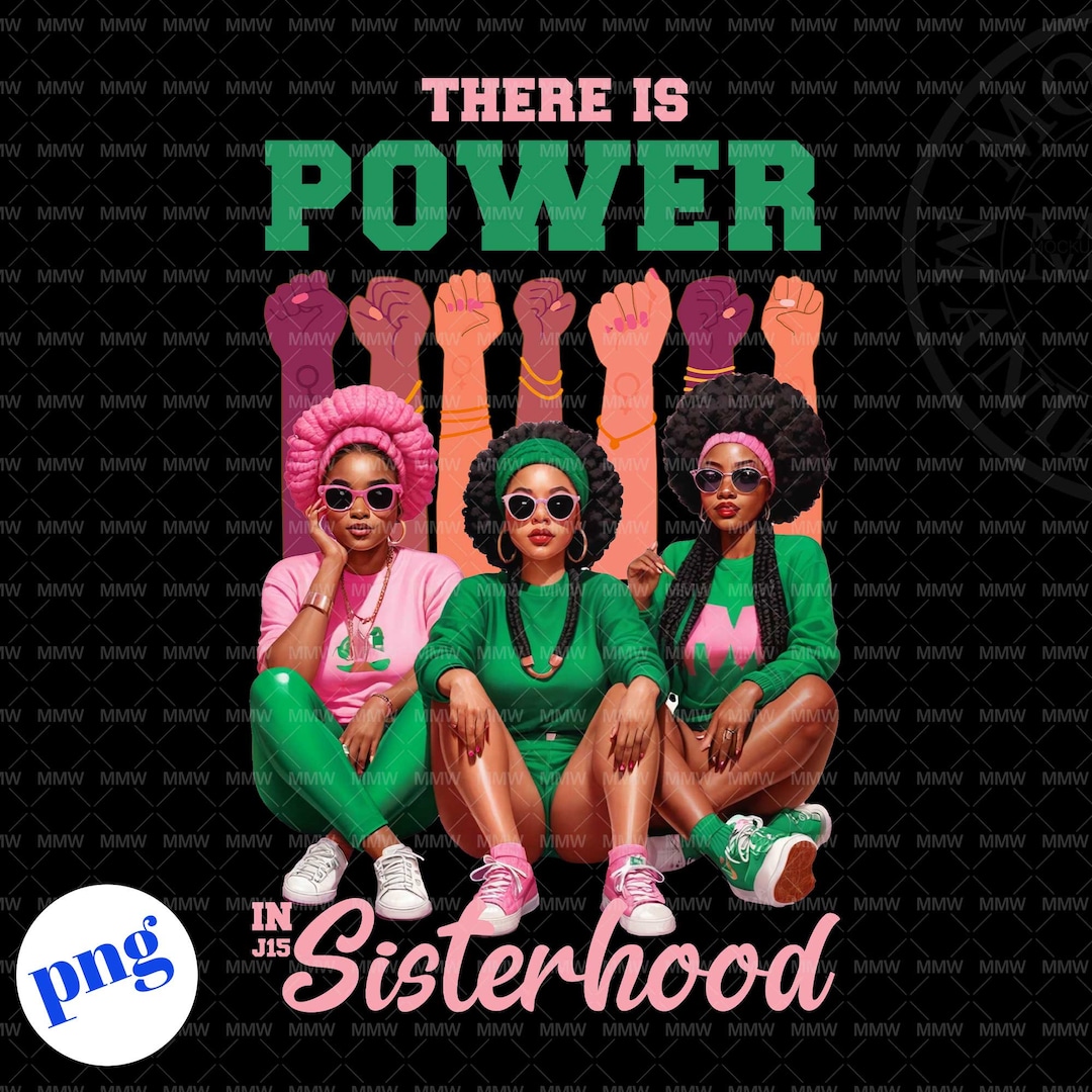 Black Queen Power in Sisterhood, Sistas Clipart PNG, Black Sistas ...