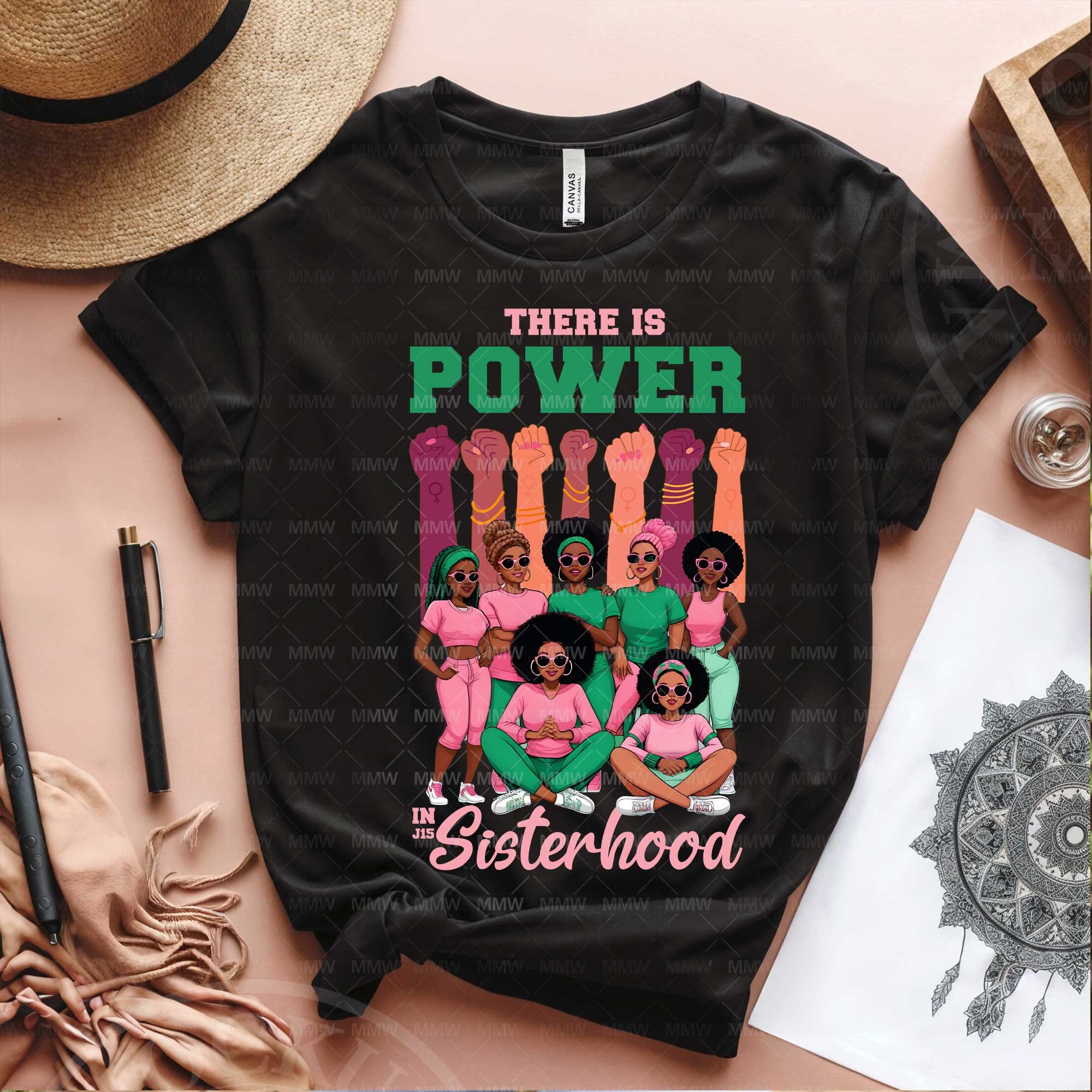 Black Queen Sisterhood PNG: Black Girl Magic Sublimate Design (digital ...