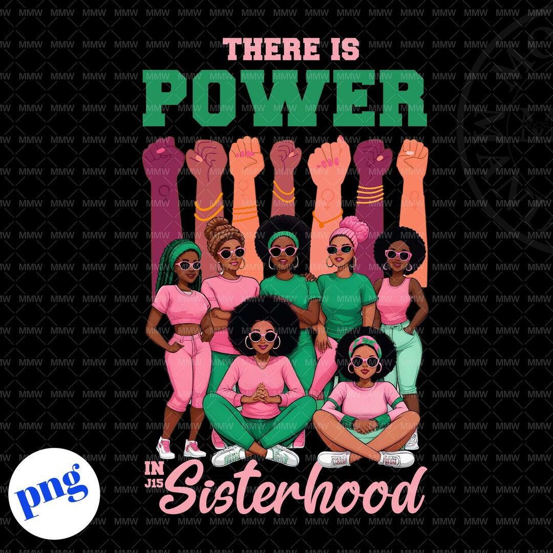 Black Queen Sisterhood PNG: Black Girl Magic Sublimate Design (digital ...
