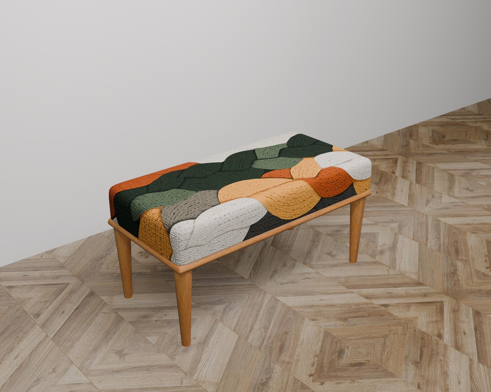 Knitting Print Bench, Bench Support, Bench for Outdoor, Nomadic Bench ...