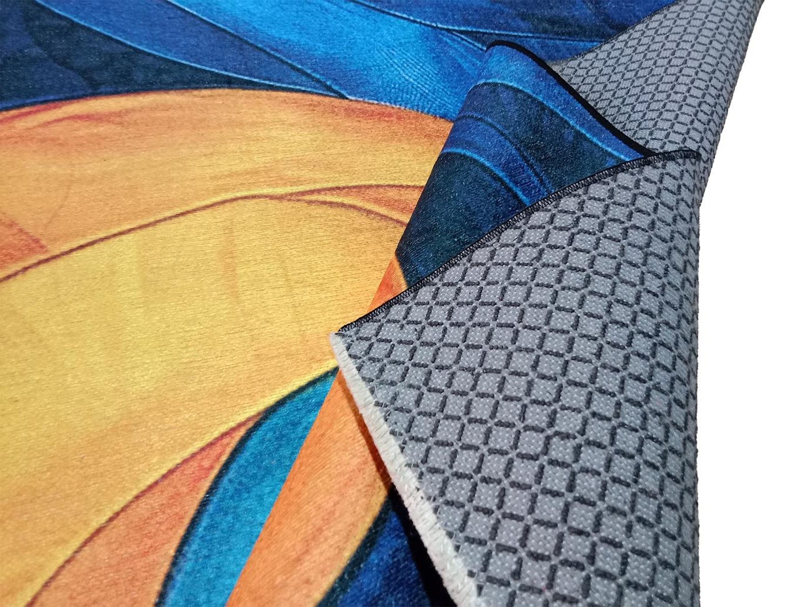 Modern Art Rug, Bright Color Rug, Rug for Corridor, Non Slip Rug ...