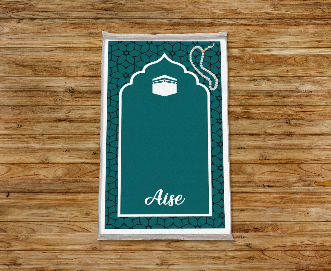 Ramadan Prayer Layer, Luxe Muslim Prayer Mat, Artisan Rug, Handmade Mat ...