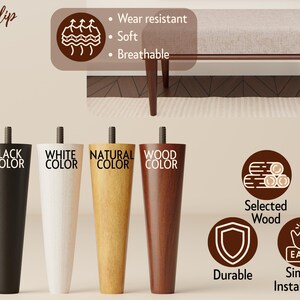 Botanical Bench, Housewarming Bench, Yoga Bench, Bedroom Pouf, Make up ...