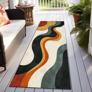 Premium Art Rug, Textile Design Rug, Shape Abstract Rug, Diningroom Rug ...