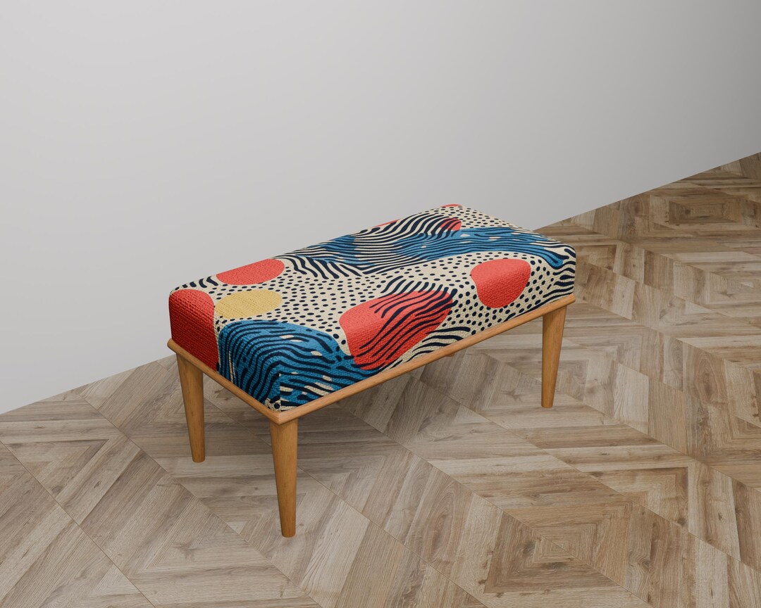 Custom Colors Bench, Bespoke Bench, Front Window Bench, Area Bench, Living Room Bench, Unique ...