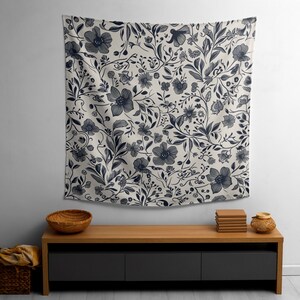 Contemporary Art, Gray Tapestry, Wall Decor, Luxury Wall Tapestry ...