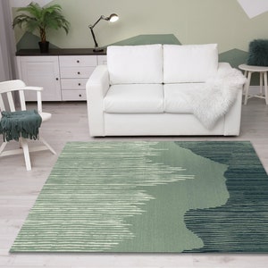 Green Turkish Rug, Bohemian Area Rug, Livingroom Rug, Bedroom Rug ...