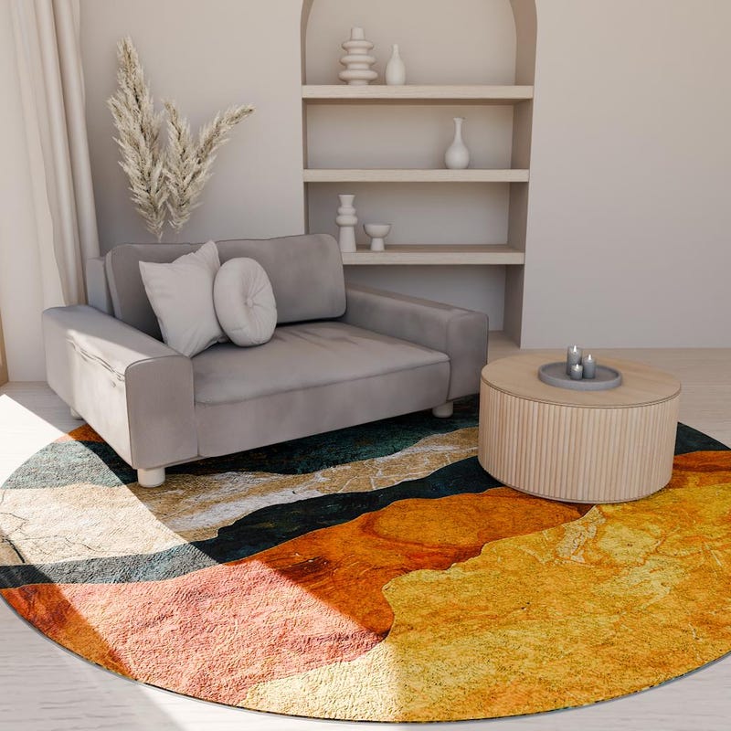 Half Circle Rug - Etsy