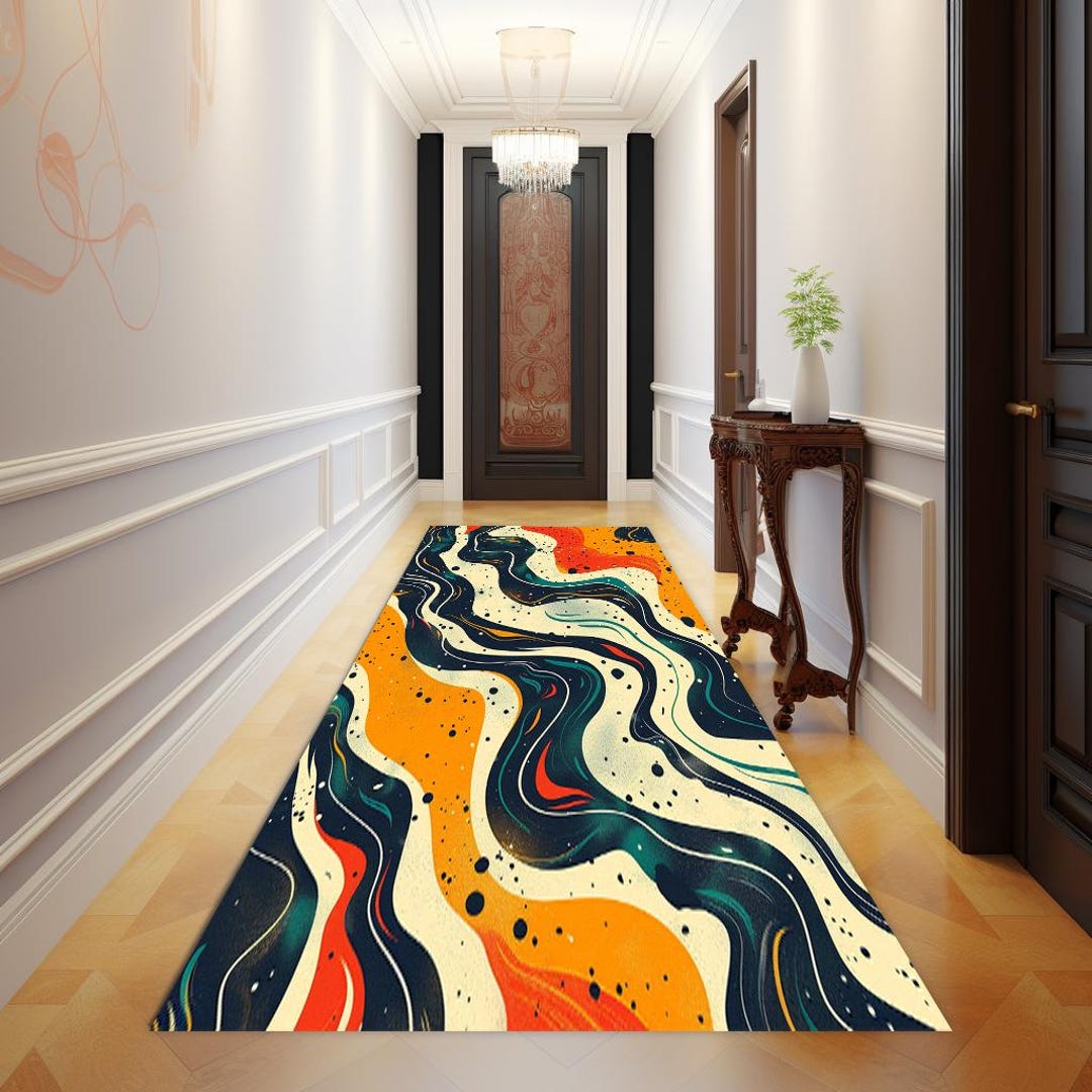 Pastel Rug, Elegant Runner Rug, Kitchen Rug, Nomadic Runner Rug ...