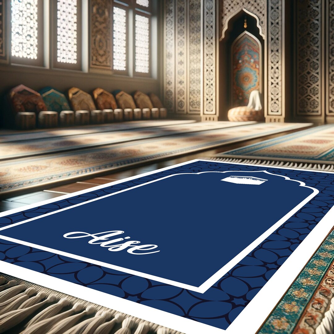 Kaaba Prayer Rug, Umrah Sajadah, Durable Janamaz, Sajadah With Name ...