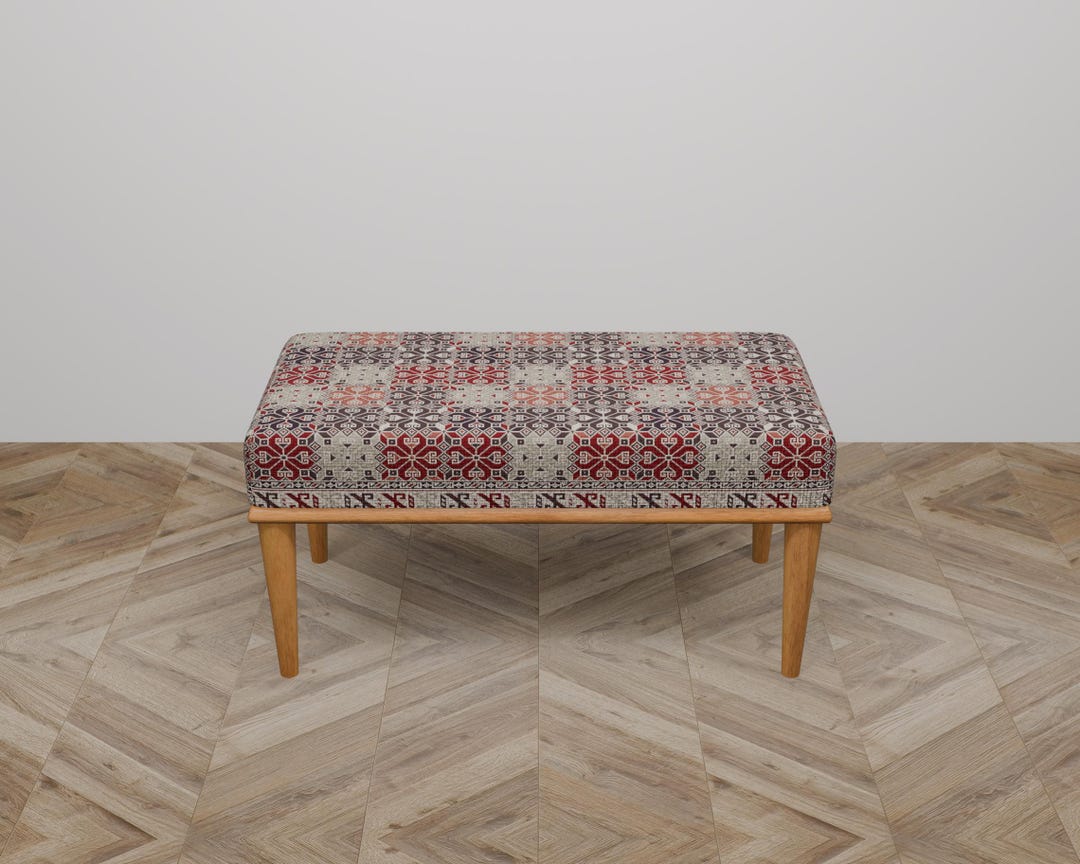 Wooden Bench, Dressing Table Bench, Retro Bench, Foyer Bench, Padded ...