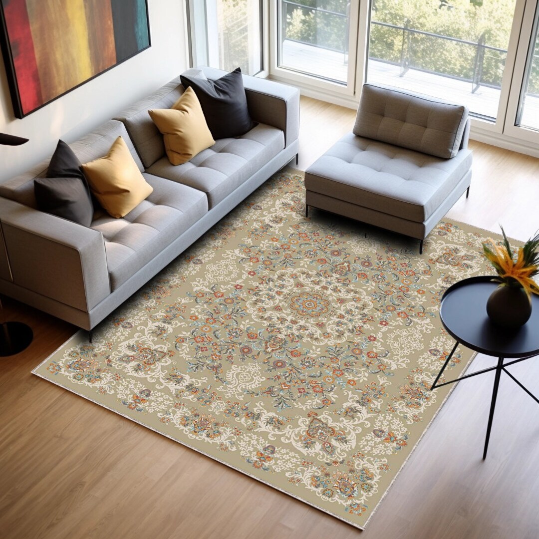 Pastel Color Rug, Washable Rug, Unique Pattern Rug, Entry Way Rug, 5 ...