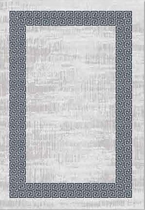 Gray Rug, Rug for Living Room, Greek Key Rug, Bordered Rug, Throw Rug ...