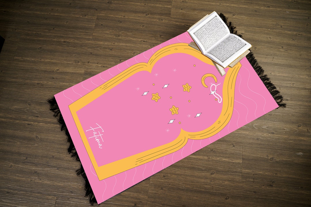 Muslim Janamaz Sajadah, Luxe Muslim Rug, Elegant Muslim Mat, Elegant ...