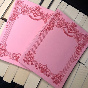 Vintage Notepad, Pink Notepad, Memo Notepad, Stationery Lover Gift ...