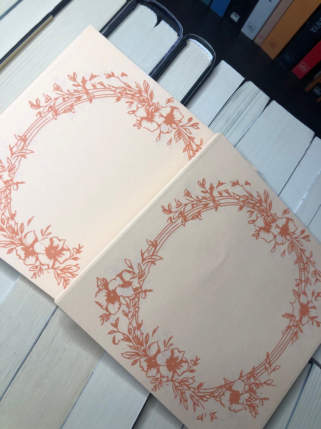 Vintage Notepad, Orange Notepad, Memo Notepad, Stationery Lover Gift ...